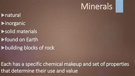Minerals Ores And Fossil Fuels Ppt Download
