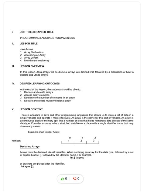 Java Arrays Compress Pdf Data Type Integer Computer Science