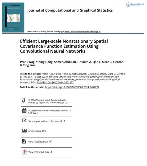Sameh Abdulah On Linkedin Convnets Spatialstatistics