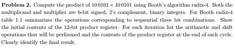 solved problem 2 compute the product of 100101 x 100101