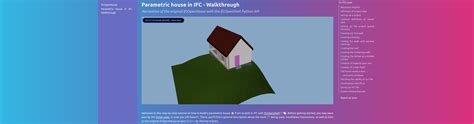 Ifcopenhouse Step By Step Tutorial With The Ifcopenshell Python Api