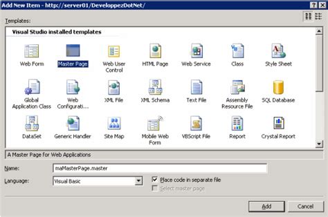 Aspnet 20 Les Master Pages