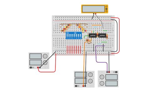 Circuit Design Circuito Dac Tinkercad
