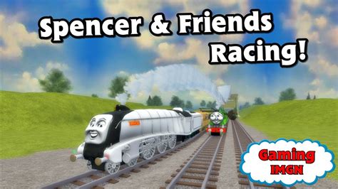 Spencer And Friends Racing With Diesel 10 And Flying Scotsman Youtube