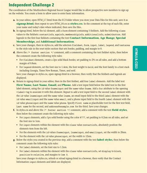 Solved Show Me The Steps To Solve Html5 ﻿css3 ﻿unit J