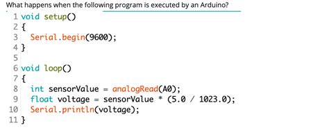 Solved What Happens When The Following Program Is Executed Chegg