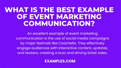 20 Event Marketing Communication Examples