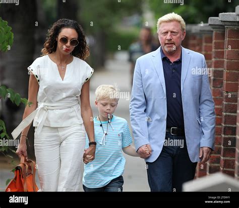 Well Dressed Boris Becker And Lilly Becker Take Their Son Amadeus On A