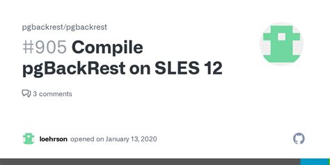 Compile PgBackRest On SLES Issue Pgbackrest Pgbackrest GitHub
