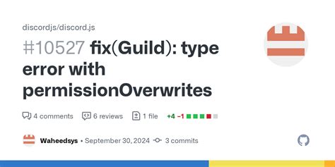 fix guild type error with permissionoverwrites by waheedsys · pull