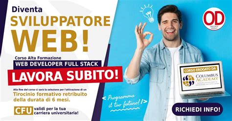 corso web developer sviluppatore web master academy