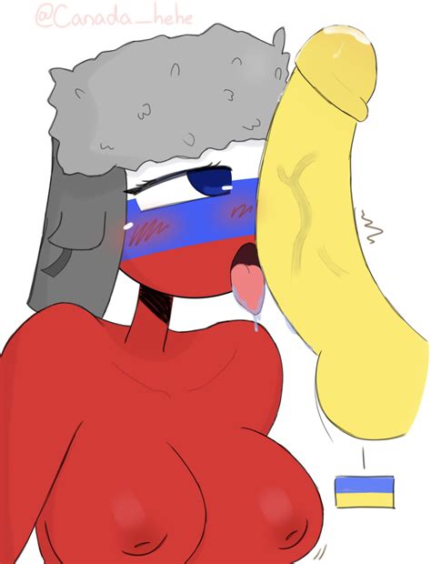 Rule 34 1boy 1girls Blowjob Blue Eyes Blush Countryhumans