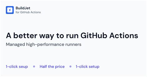 BuildJet Make Github Actions Faster