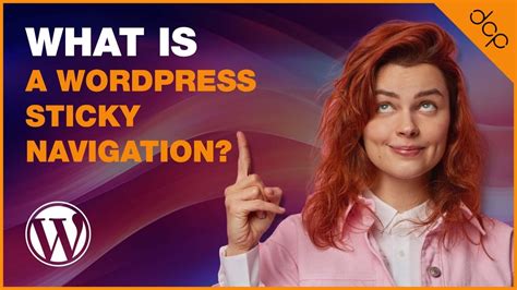 What Is A Sticky Wordpress Navigation