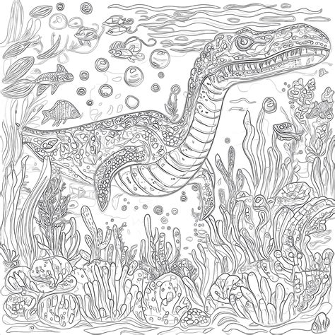 Detailed Dinosaur Coloring Pages