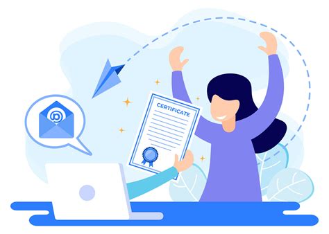 Illustration Vector Graphic Cartoon Character Of Certificate 39400861