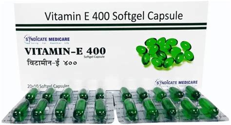 Vitamin E 400 Softgel Capsules At ₹ 840box Vitamin E Soft Capsule In