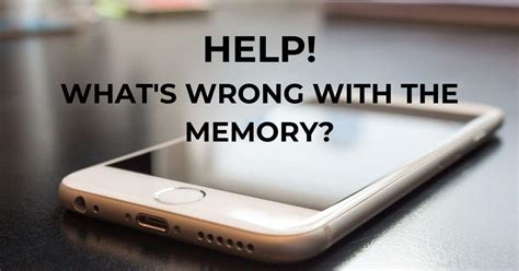 IPhone Memory Problems Fixes To Help You Now