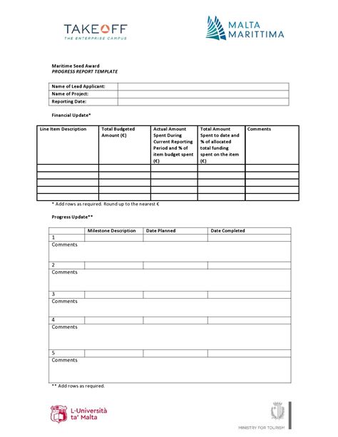 Professional Progress Report Templates Free TemplateArchive