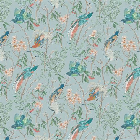 Clavering Birds Por Graham And Brown Cielo De Mediodía Papel Pintado