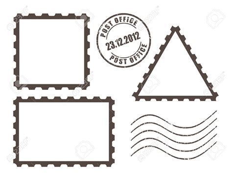 Round Stamp Clipart Black And White