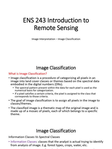 Ens243 Image Classification Lec 7 Pdf Statistical
