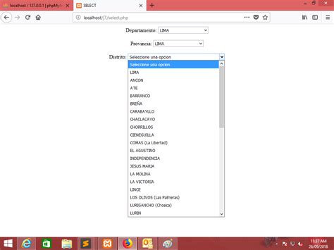 Php Como Conjugar Los Select Para Ocultar Sus Options En Html Stack Overflow En Español