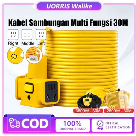 Jual Kabel Sambungan Multi Fungsi Colokan Kabel Listrik Kabel Kerja Bengkel Panjang Kabel 3 5