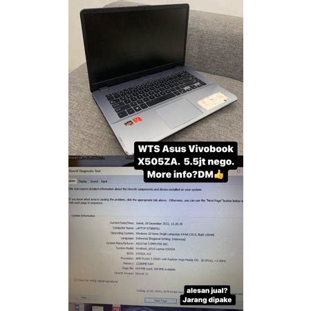 Jual Asus Vivobook Second Shopee Indonesia