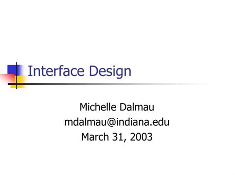 Ppt Interface Design Essentials A Guide For Beginners Powerpoint