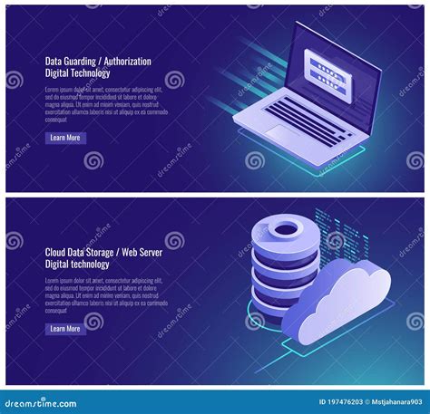 Data Guarding Authorization Form Password And Login Input Registration Page Cloud Data