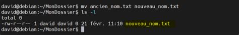 Renommer Un Fichier Sur Linux Lecoindunet