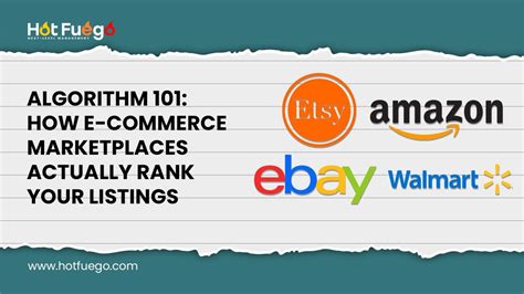 Algorithm 101 How E Commerce Marketplaces Actually Rank You