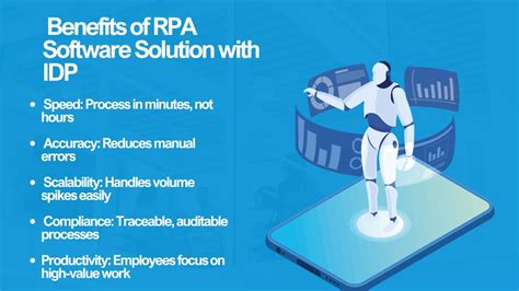 PPT RPA Software Solution Intelligent Document Processing With RPA PowerPoint Presentation