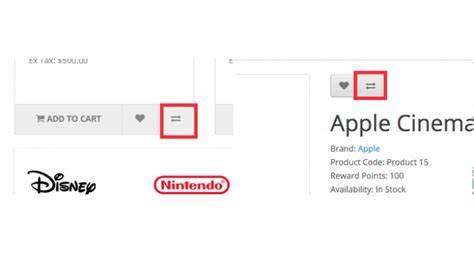 OpenCart Remove Compare Button And Feature Opencart X