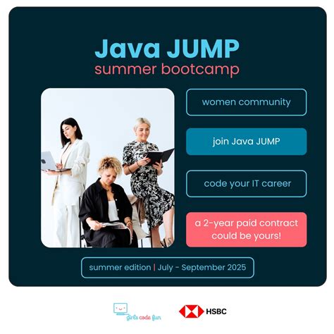 Java Jump Summer Bootcamp Girls Code Fun
