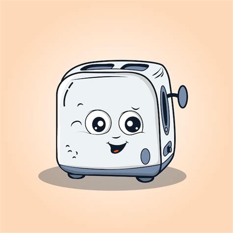 Premium Vector Cute Toaster Vector Free Art Illustration