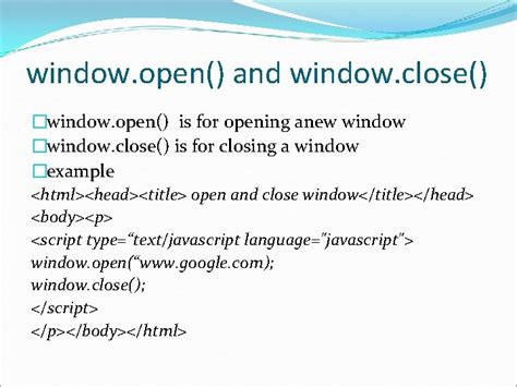 More Java Script Objective Hierarchy Of Objects Document