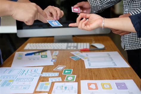 Premium Photo User Experience Ux Designer Designing Web On Smart