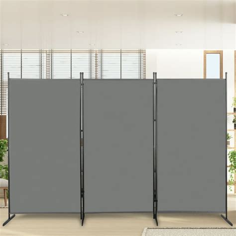 Ubesgoo Room Divider Folding Privacy Screens 3 Panel Partitions Dividers Portable Separating For