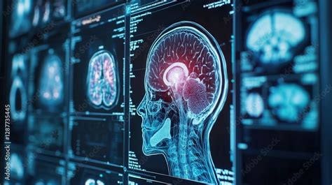Ai System Used For Medical Imaging Analysis Showing Real Time Visual Identification Of Tumors