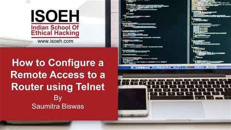 how to configure a remote access to a router using telnet youtube