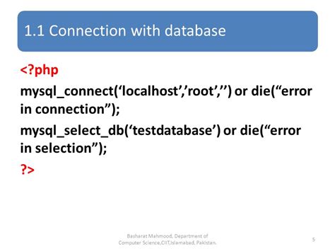 Deleting And Updating Records In MySQL Using PHP Basharat Mahmood