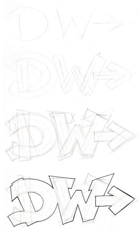 Easy Graffiti Letter Styles A Step By Step Guide On How To Draw
