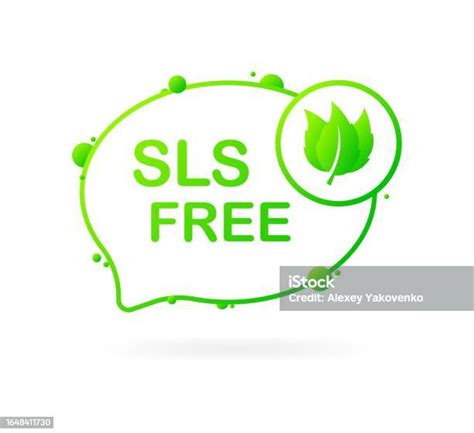 Sls 무료 버블 평평한 녹색 원형의 잎 Sls는 무료입니다 벡터 아이콘 건강한 생활방식에 대한 스톡 벡터 아트 및 기타 이미지 건강한 생활방식 날것 농산물 직판장