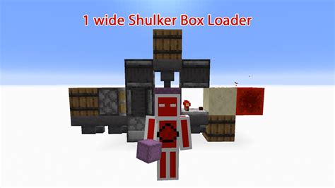 Wide Minecraft Shulker Box Loader Tutorial DerRotstein YouTube