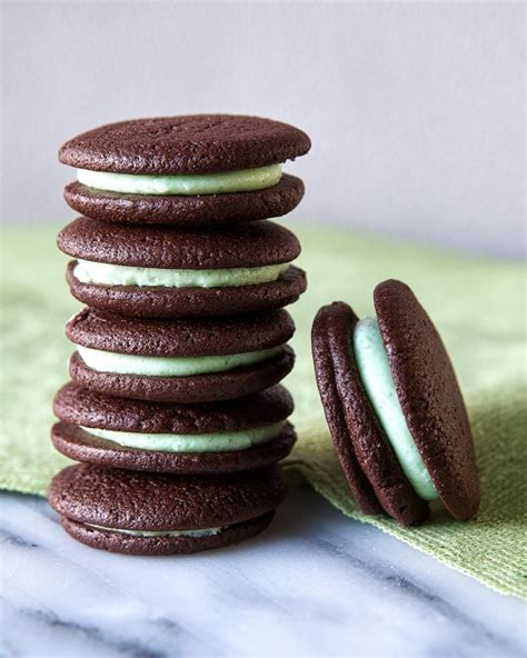 Chocolate Mint Sandwich Cookies Irresistible Homemade Delight