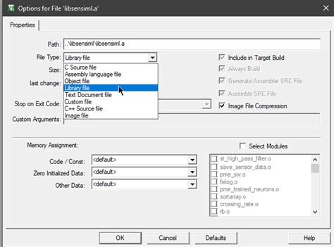 Keil UVision SensiML Documentation
