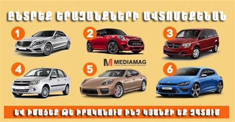 Ընտրեք երազանքների ավտոմեքենան և իմացեք թե իրականում ինչ կյանքի եք ձգտում