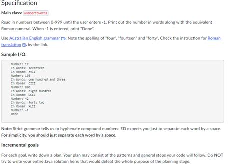 Solved NumberToWords Ja In Java Public Class Chegg Com